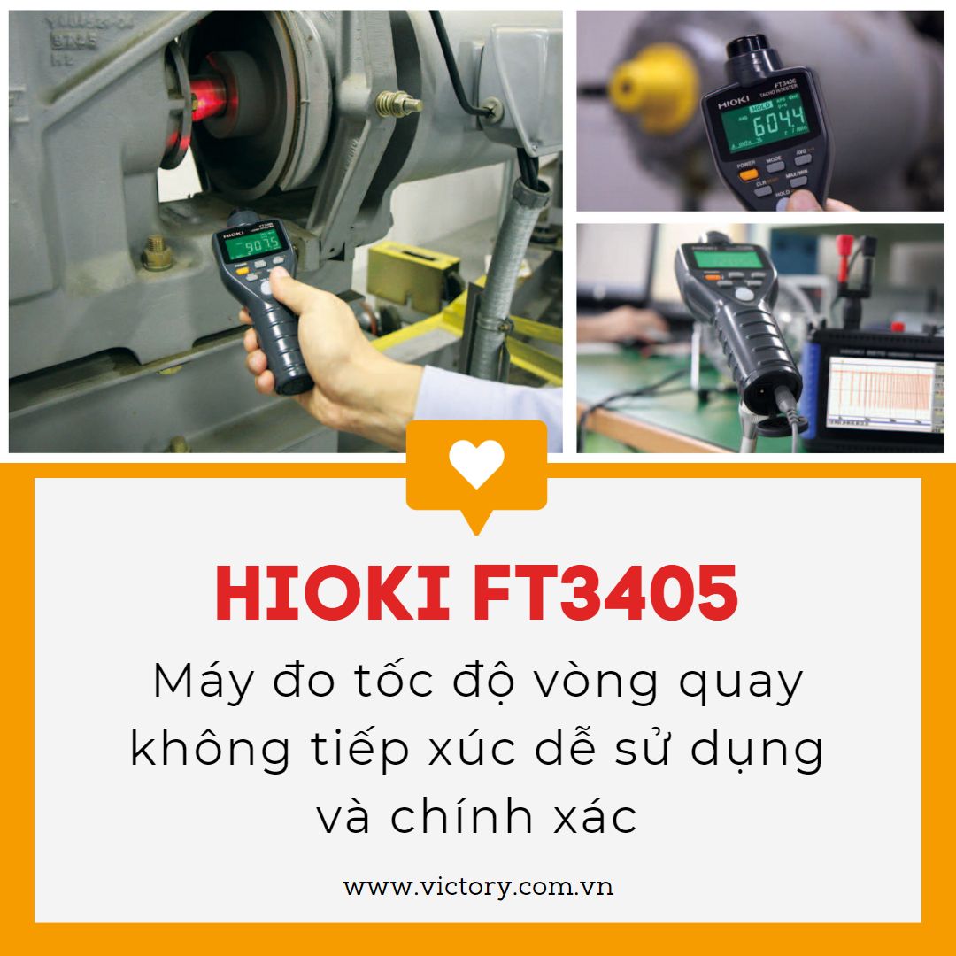 Hioki FT3405 | Máy đo tốc độ vòng quay không tiếp xúc